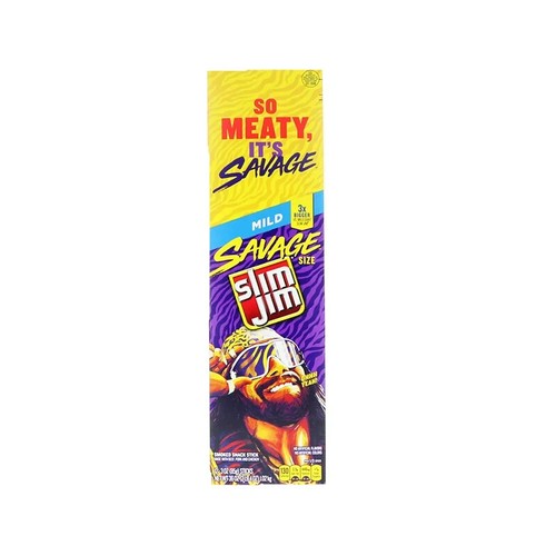 Slim Jim Savage Mild 12 Count - 3 oz 26200101415| eBay