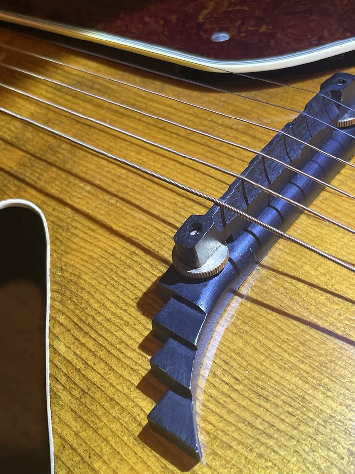 Vintage Handmade Flamey US 1953 Gretsch acoustic Catseye guitar gibson ...