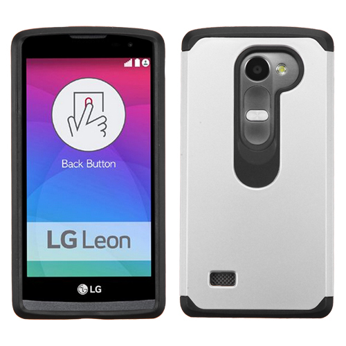 LG Destiny L21G Power L22C Hybrid Leon Slim Dual Layer Fusion Case Hard ...