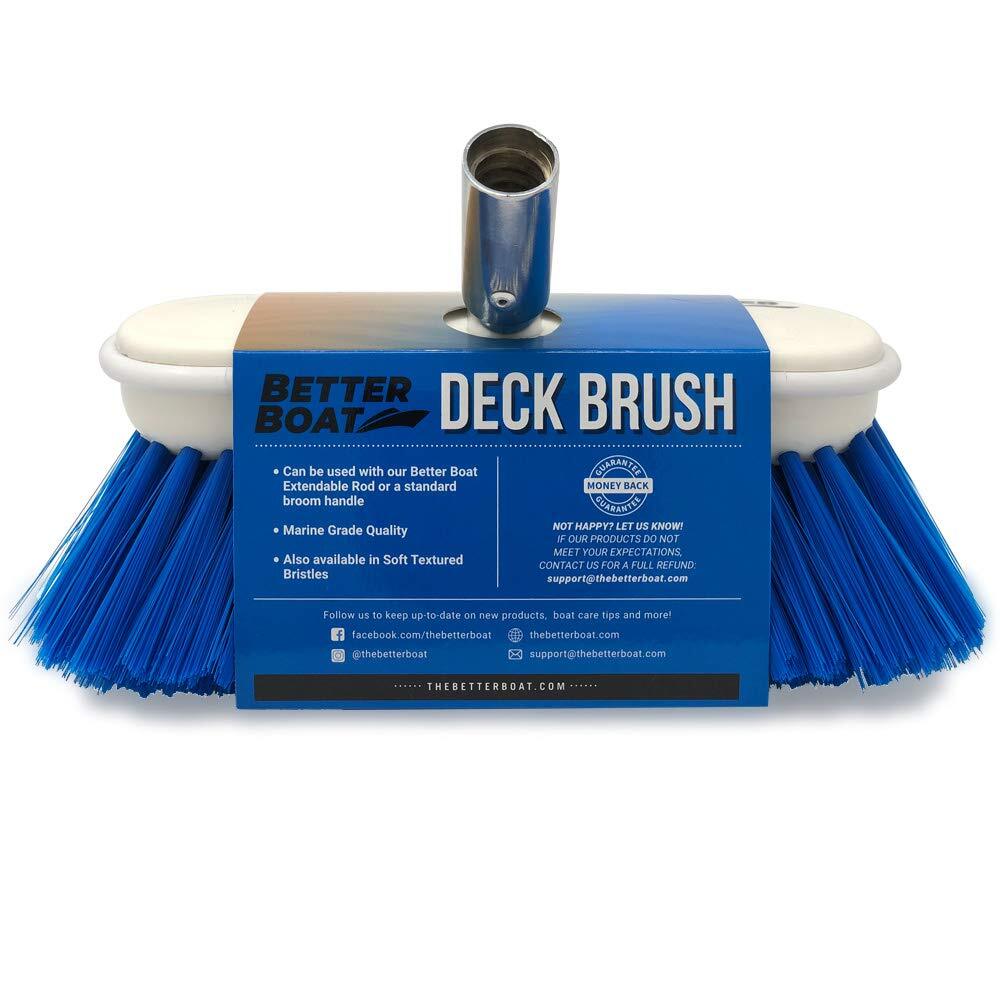 Medium Boat Deck Brush Heavy Duty & Boat Brush Head Marine Deck Brush 8 ...
