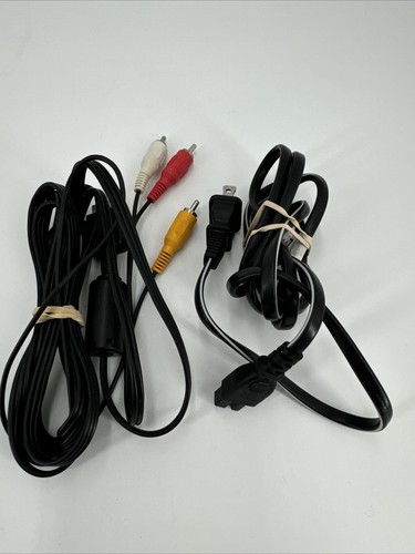 PS1/PS2 FAT Playstation 2 Hookup Connections Power Cord Composite AV ...