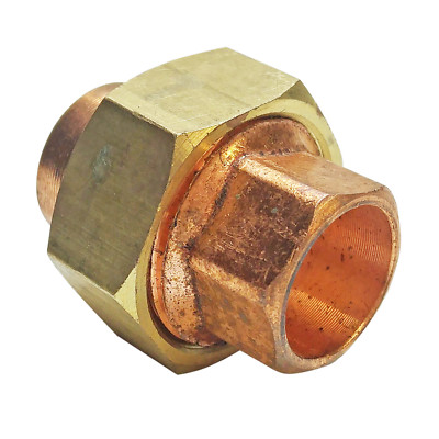 3/4" Copper + Brass Union C x C (BAG OF 5) - BRASS PIPE FITTING | eBay