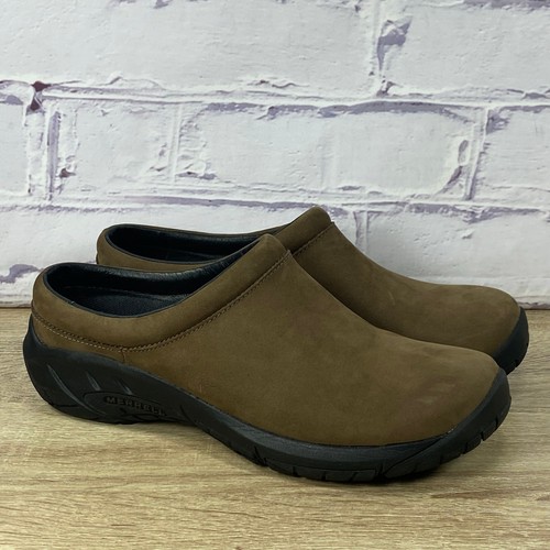 Merrell Encore Nova Brown Slip On Clogs Women's Size 8 Comfort Nubuck ...