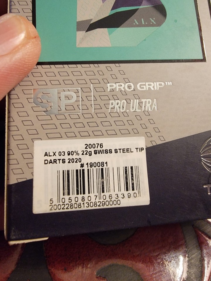 TARGET ALX 03 22G STEEL TIP DARTS | eBay