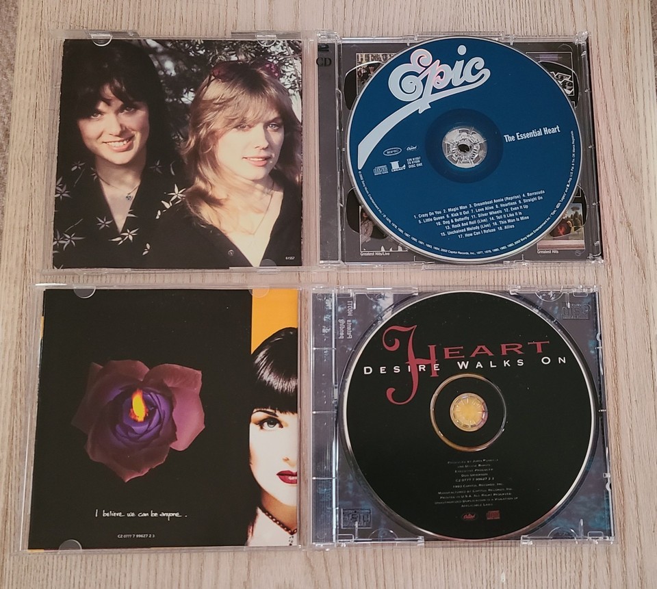 HEART CD LOT OF 2 THE ESSENTIAL HEART (2 CD) DESIRE WALKS ON | eBay