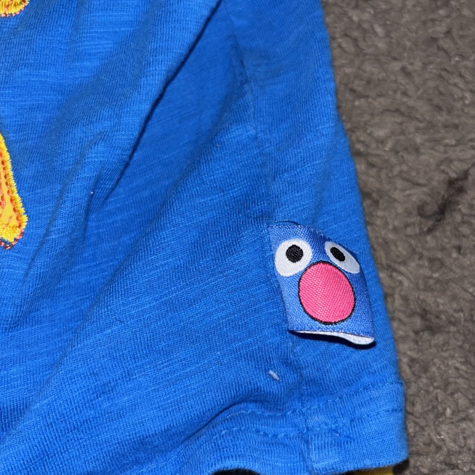 Sesame Street Toddler Size 12m Super Grover Shirt With Cape | eBay