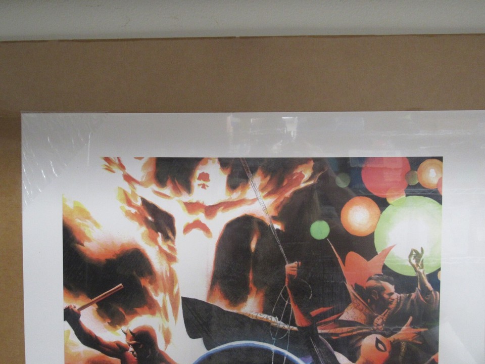 EARTH X 20th Century Heroes Lithograph Print Signed Alex Ross JP Leon ...