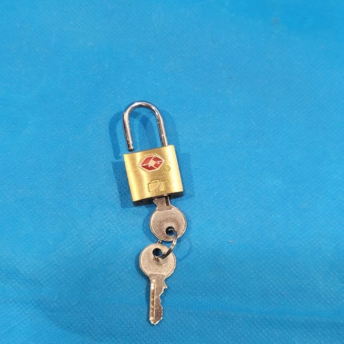 Vintage Brass Miniature Lock with key | eBay