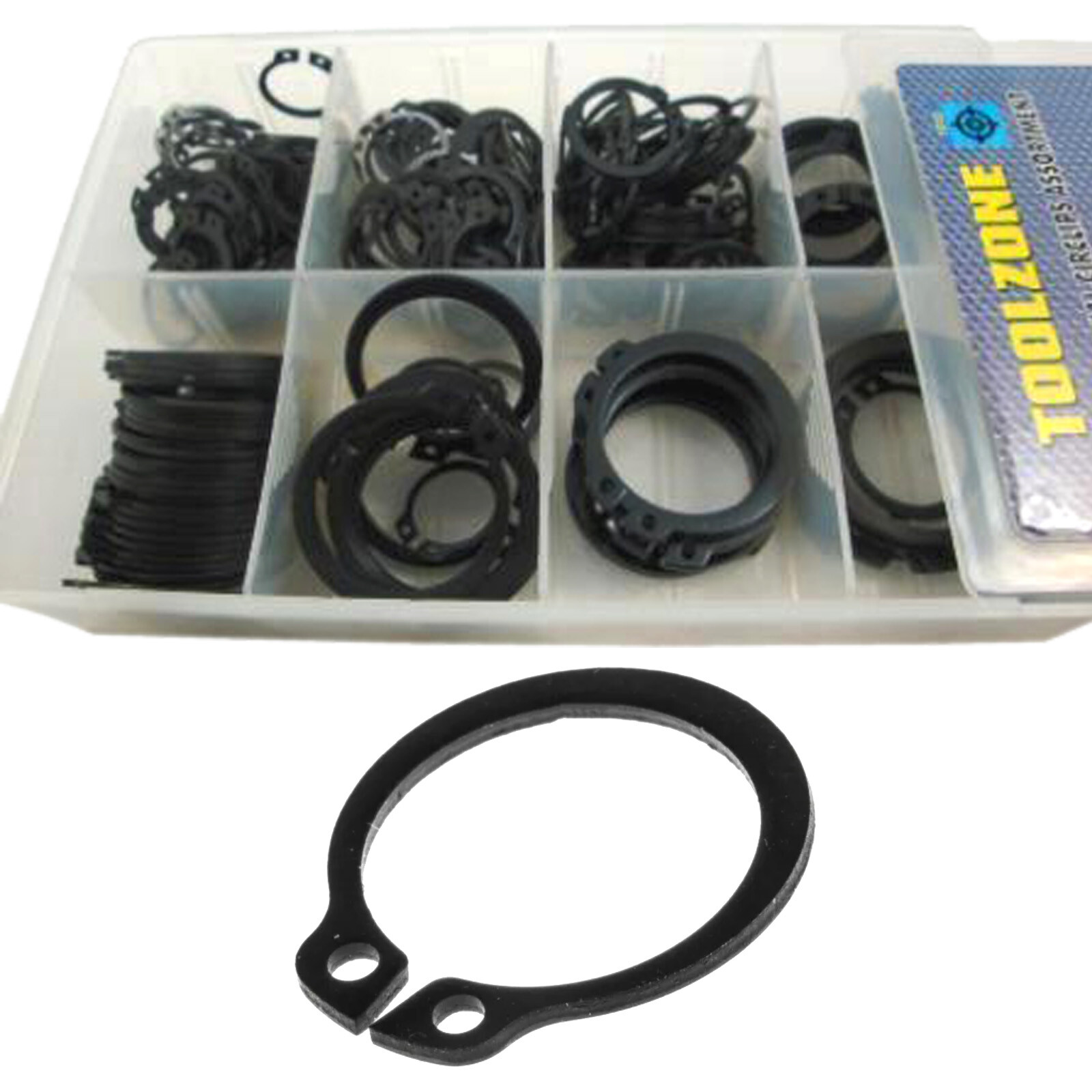 Circlip Set 250 assorted large Circlips 20-45mm snap ring Circlips ...