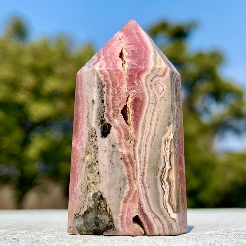 40G Collection ! Amazing Pink Rhodochrosite Crystal Gemstone Tower from ...