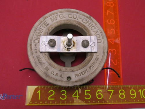 Ohmite Mfg Model N Rheostat Variable Resistor: 2500 Ohms 0.34 Max Amps ...