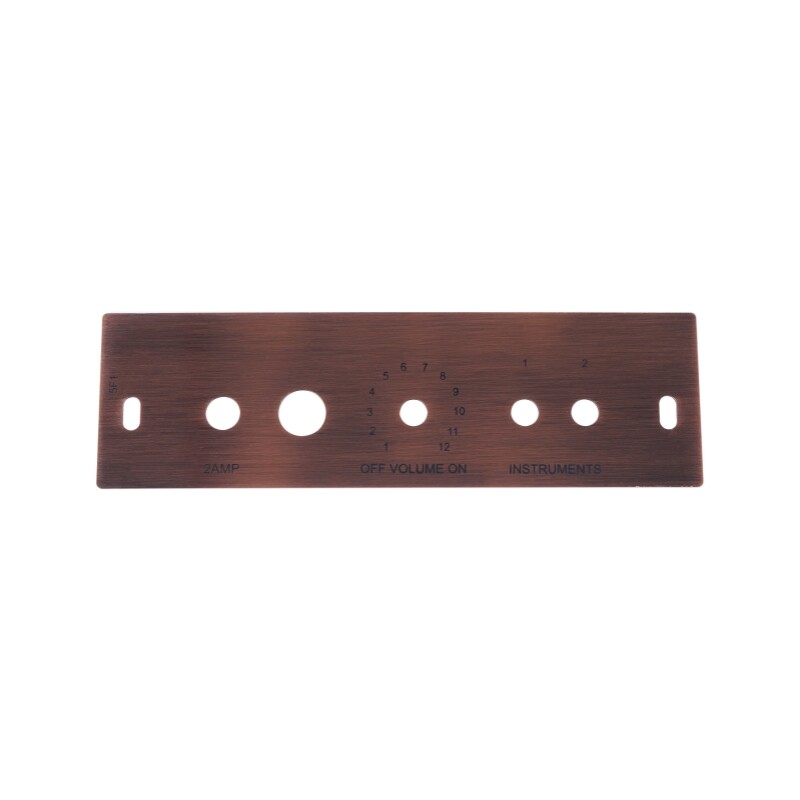 1pc Bronze Color Aluminum 5F1 Guitar Tube Amplifier Front Faceplate | eBay