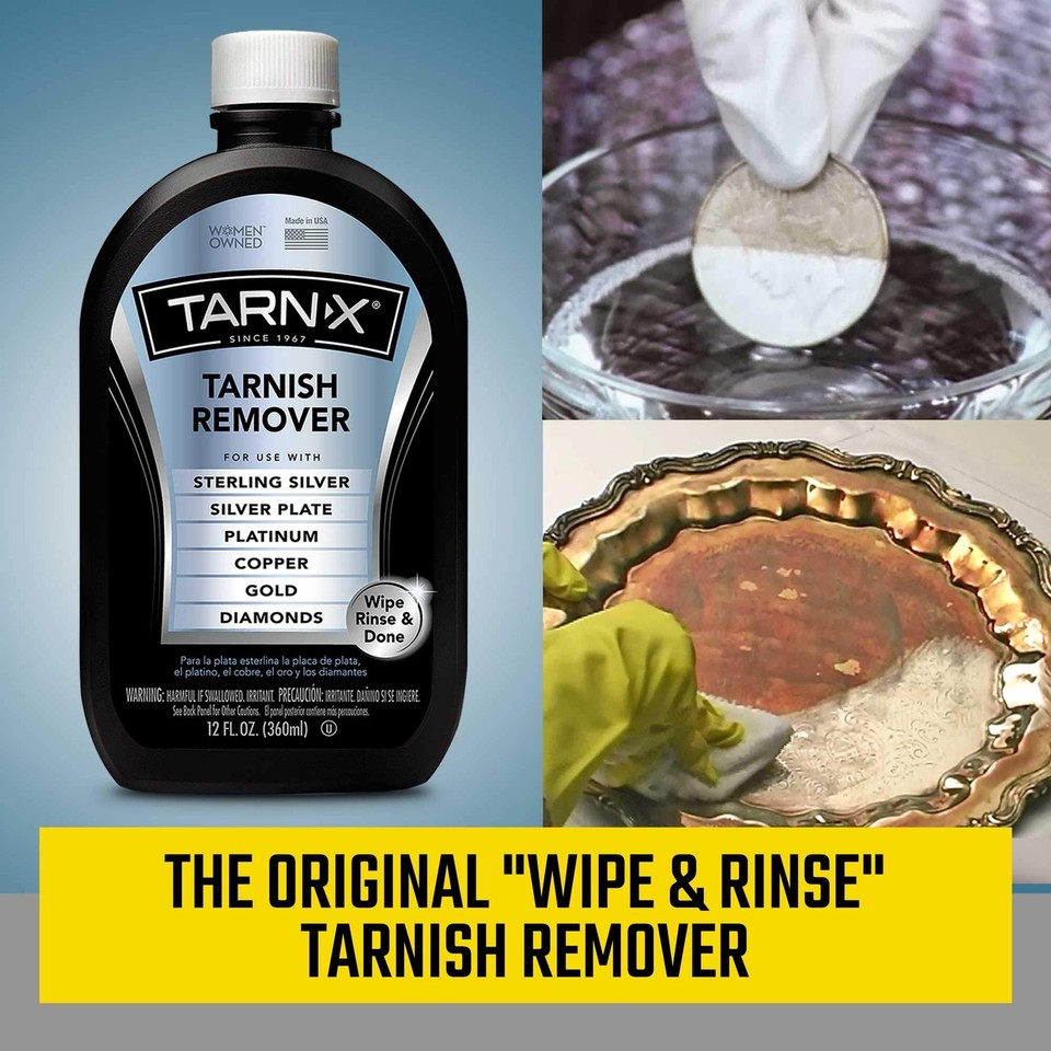 Tarn-X Tarnish Remover, 12 Ounce Bottle (Packaging May Vary ...