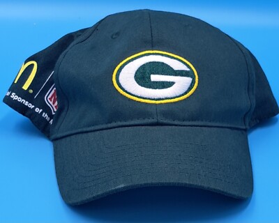 Green Bay Packers Baseball Cap Green with White Emblem and McDonalds ...