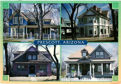 Vintage Postcard 4x6- VICTORIAN HOUSES, PRESCOTT, AZ. | eBay