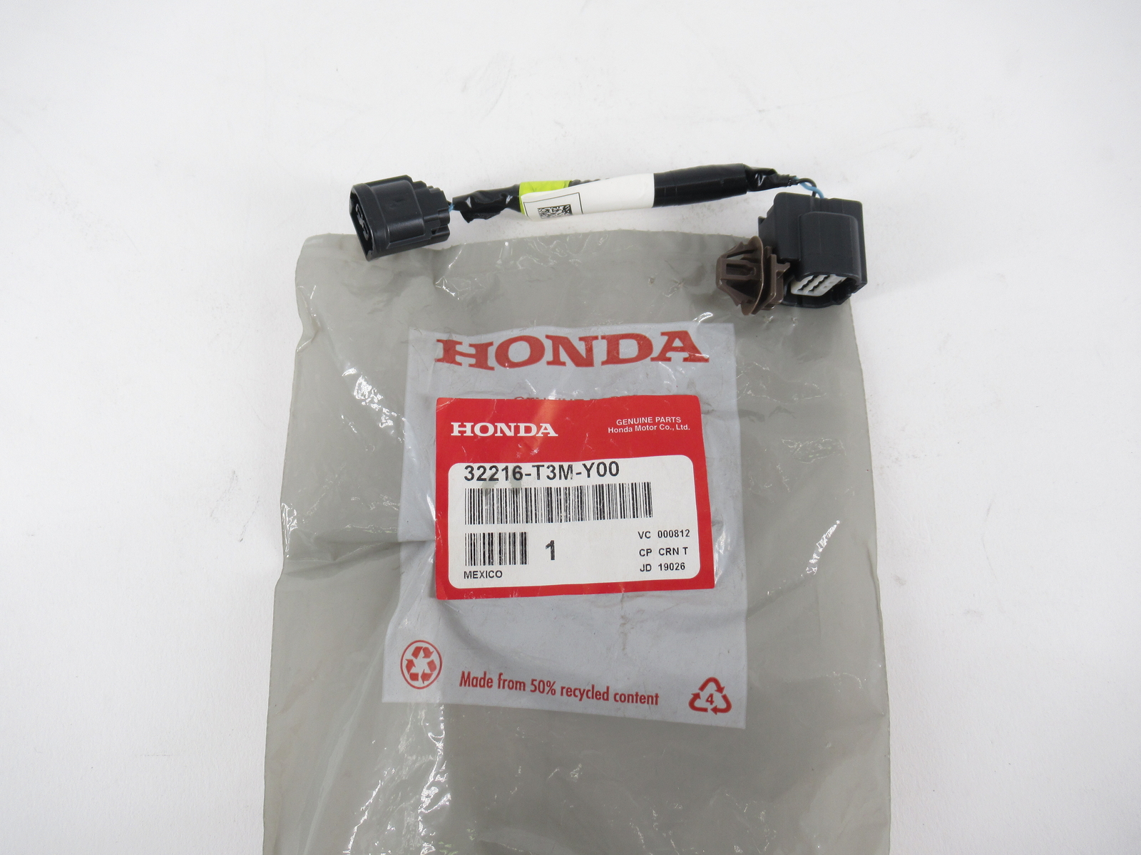 Genuine OEM Honda 32216-T3M-Y00 Driver LH Front Bumper Harness 2016 ...