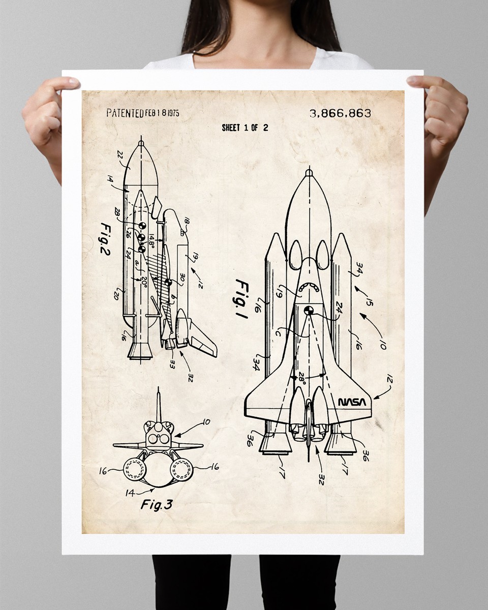 Nasa Rocket Drawings