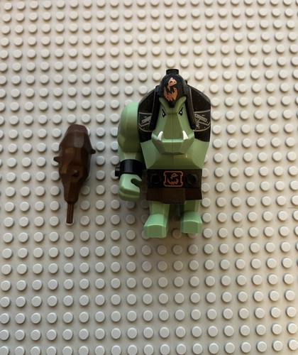 Lego Troll Minifigure Sand Green Black Armor Castle Fantasy Era 7097 ...