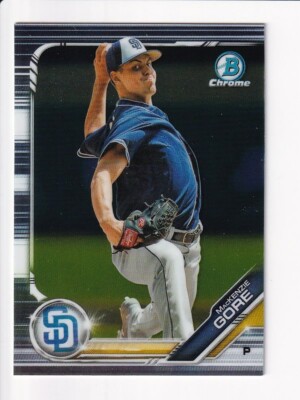 2019 Bowman Draft MacKenzie Gore Chrome San Diego Padres #BDC-103 | eBay