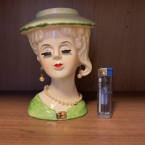 Vintage Ceramic Lady Head Flower Lamp Shade, 50s Japanese Retro | eBay