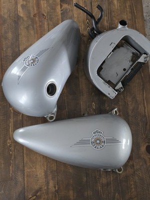 Harley Softail 1990 FLSTF FatBoy Grey Ghost Fuel Gas Tank set Evo 61237 ...
