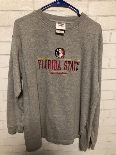 Men’s Florida State University Seminoles FSU Crewneck Pullover Sweater ...