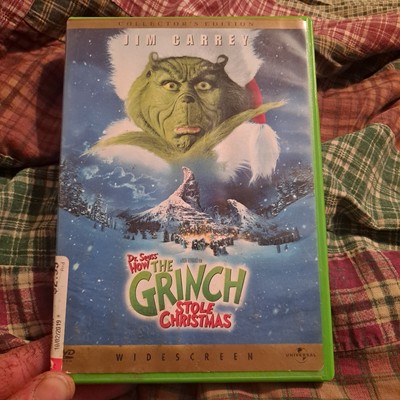 How the Grinch Stole Christmas (DVD, 2001, Widescreen) some scratches ...