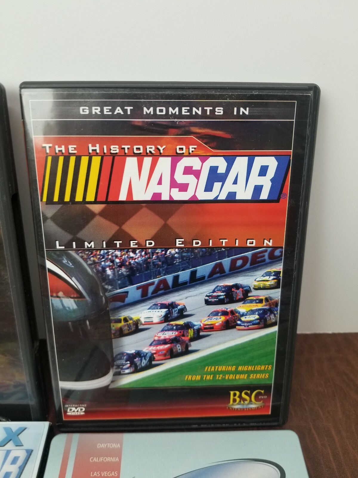 Lot of 4 nascar dvd Dale Jr, IMAX, California speedway 794051809421| eBay
