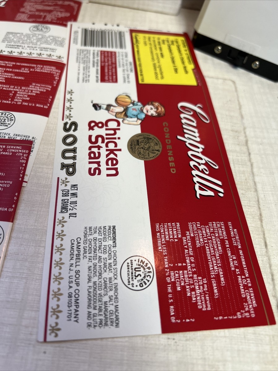Vintage Soup Labels