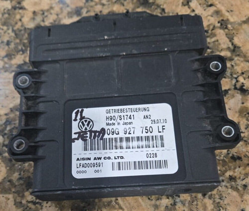 09G 927 750 LF 11-14 Volkswagen Jetta TCM TCU Transmission Computer ...