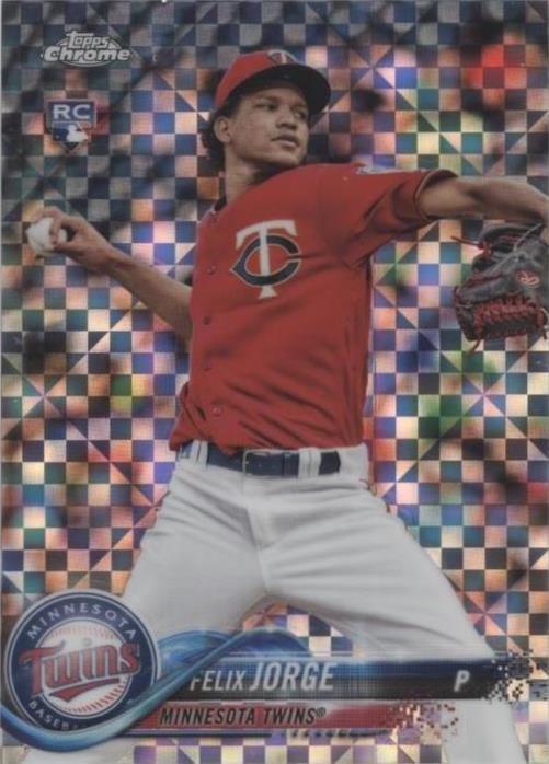 2018 Topps Chrome - Felix Jorge #127 X-Fractor (RC) for sale online | eBay
