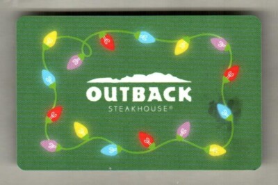 OUTBACK STEAKHOUSE Holiday Lights ( 2021 ) Gift Card ( $0 ) | eBay