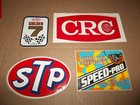 vintage lot of 4 hot rod racing decals crc stp speed-pro nos | eBay