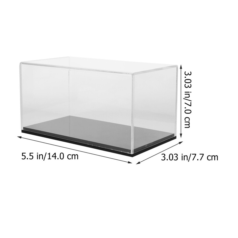Action Figure Protective Case Transparent Acrylic Display Box Cabinet ...