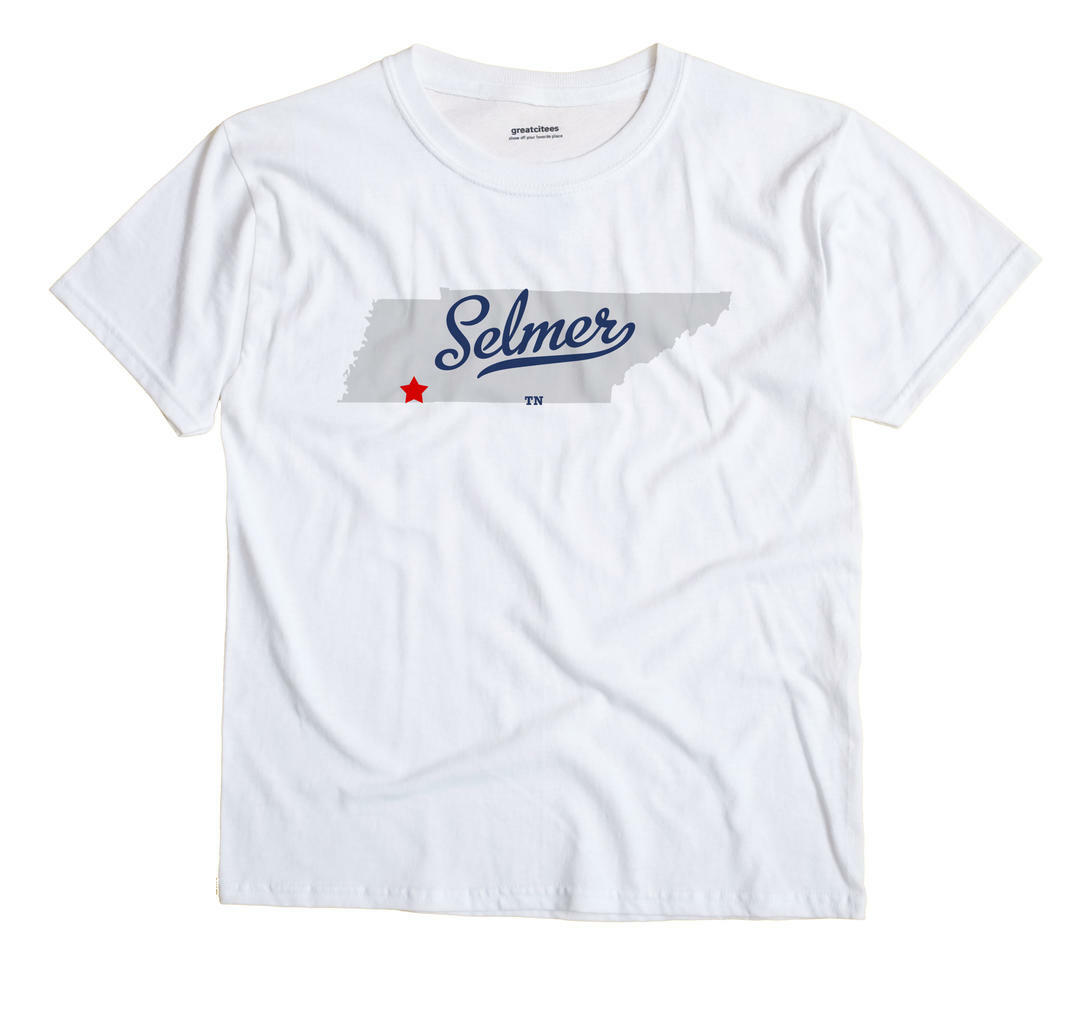 Selmer Tennessee TN Tenn T-Shirt MAP | eBay