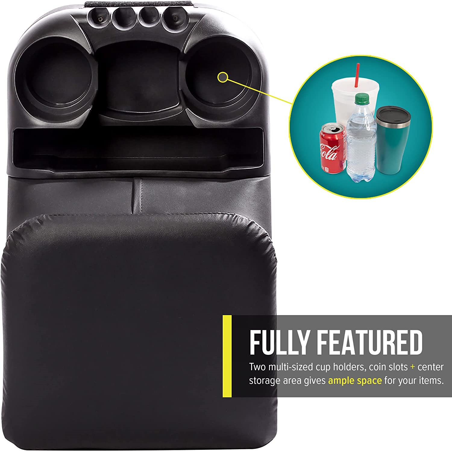 Moblorg Center Console for Truck Bench Seats Vehicle Organizer Medium ...