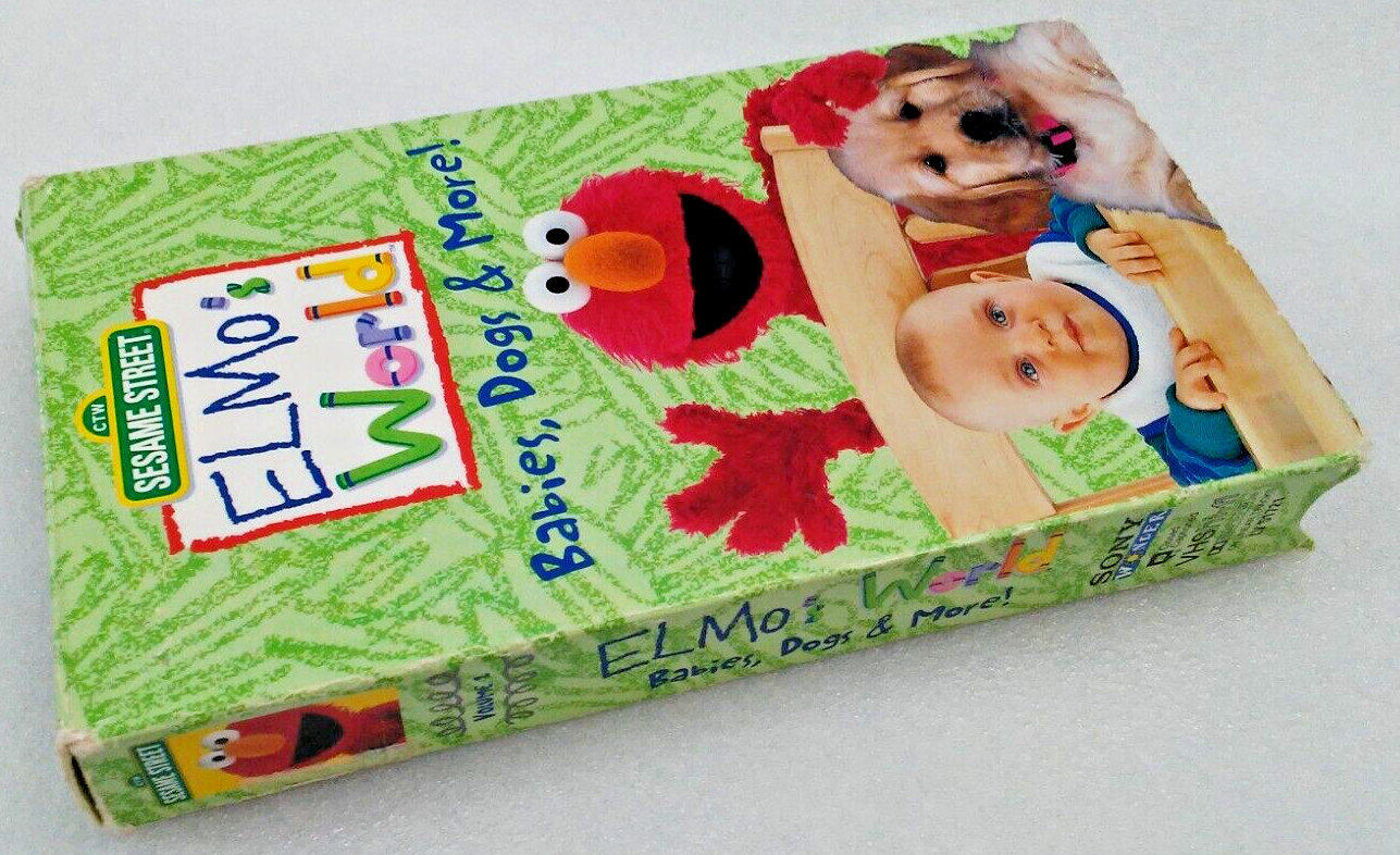 VHS Sesame Street - Elmos World - Babies, | Grelly USA