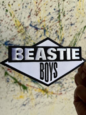 Beastie Boys Iron On Patch Larger Size White Black Embroidered Hip Hop ...