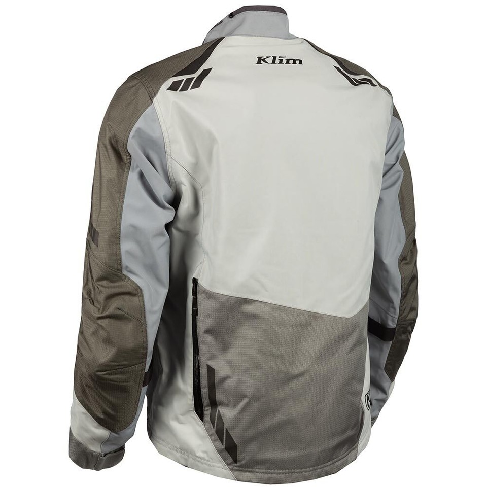 KLIM CARLSBAD COOL GREY LAMINATED GORETEX WATERPROOF MOTORCYCLE ...