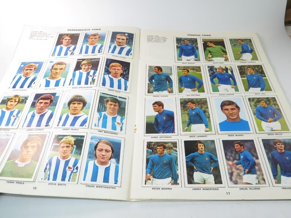 FKS Soccer Stars Gala Collection 1970/71 COMPLETE in Album RARE 2nd DIV ...