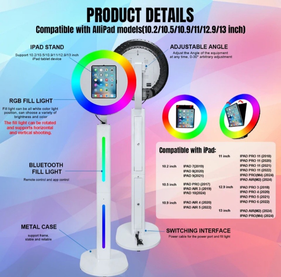 Selfie Pod Photo Booth Ipad Selfie Pod Brand New - UK supplier | eBay UK