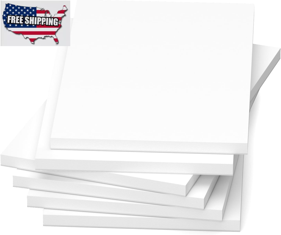 Note Pads 4X6, 6 Pack Mini Blank Notepad 4X6, Small Notepads 4X6 Paper ...