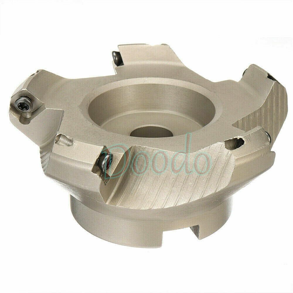 KM12-100-32-5T 45 degree aluminium indexable face milling cutter for ...
