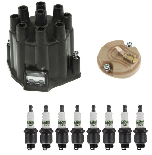 Distributor Rotor Cap & Spark Plugs Kit ACDelco For Chevy C20 Pickup ...