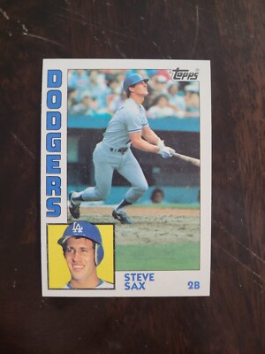 1984 Topps Steve Sax #610 Los Angeles Dodgers | eBay