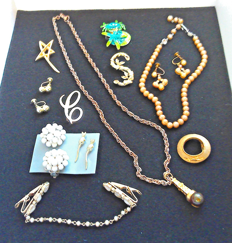 Vintage Jewelry Lot Grandma Core Collection MCM All Wearable Earrings ...