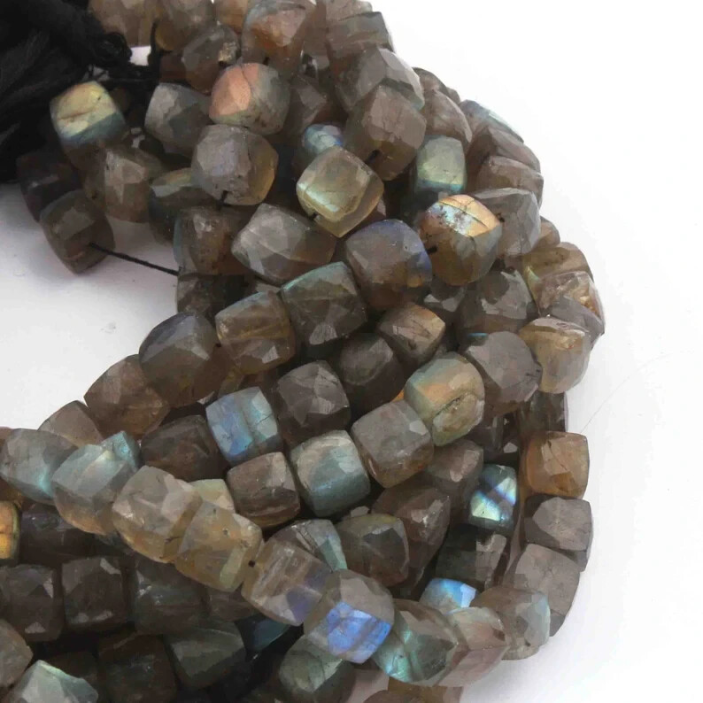 Labradorite Gemstone Beads,Center Drilled Beads,6mm Semi Precious Beads ...