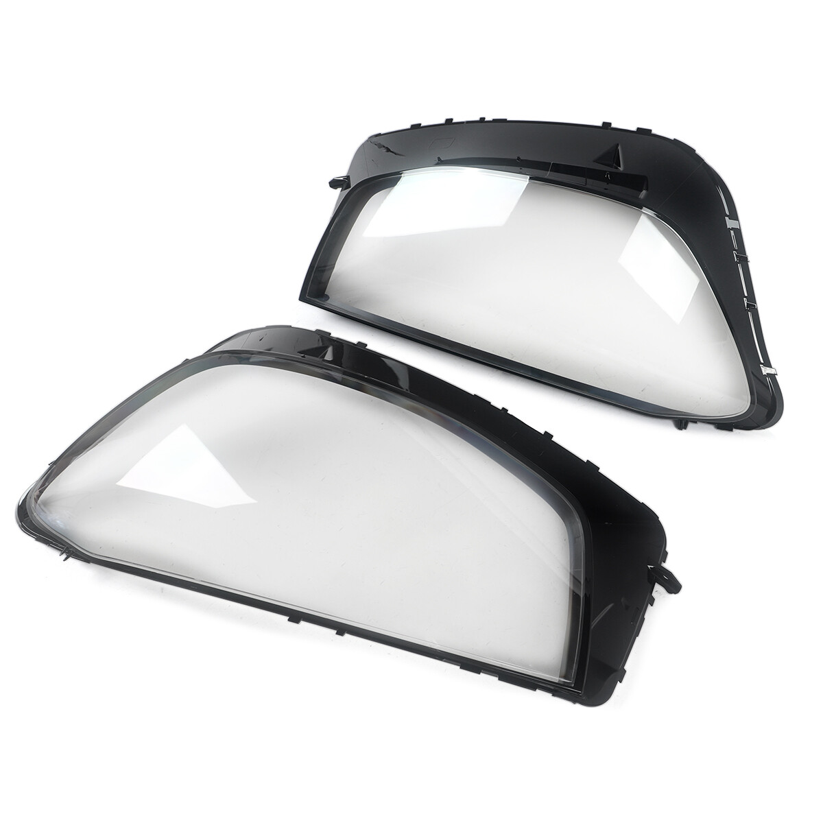 L&R Headlamp Headlight Lens Cover For 2019-2022 Mercedes-Benz GLC W253 ...
