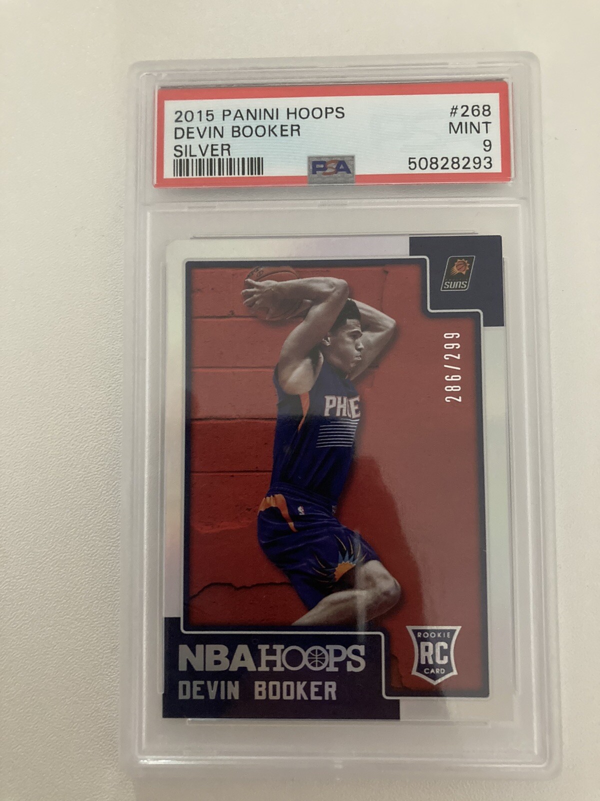 2015-16 Panini NBA Hoops - Rookies Devin Booker #268 Silver /299 (RC ...