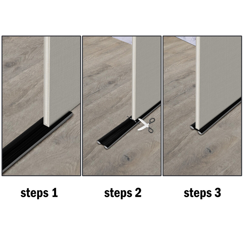 Under Door Bottom Seal Strip Stopper Soundproof Strip Blocker Door ...